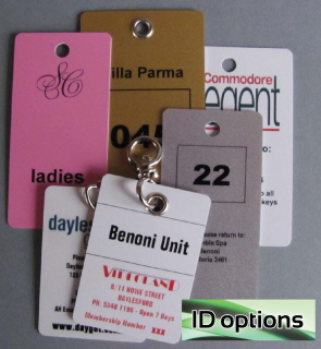 Room/Locker Keytags - ID Options